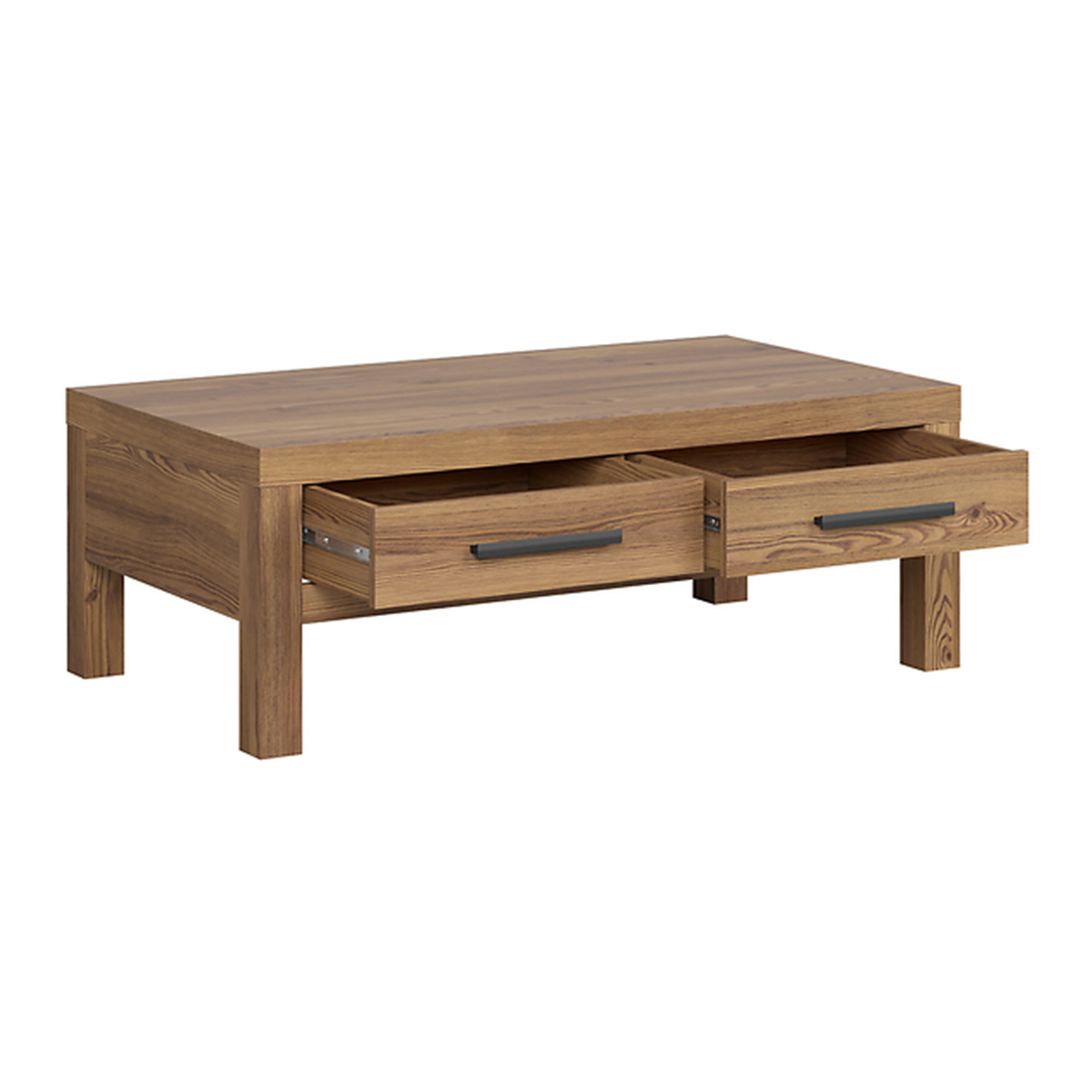 Table basse 2 tiroirs Adam Bois - Salon/Table basse - petits-meubles