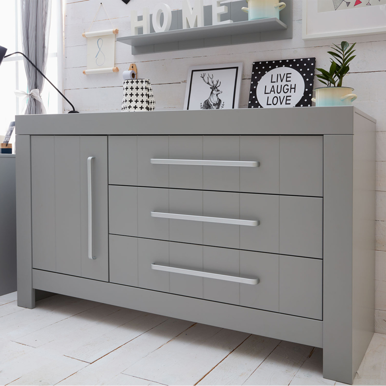 Commode XL Pinio Calmo Gris - Bébé/Commode à langer - petits-meubles