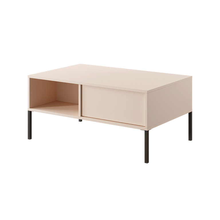 Table basse 2 tiroirs Ronnie Beige - Salon/Table basse - petits-meubles