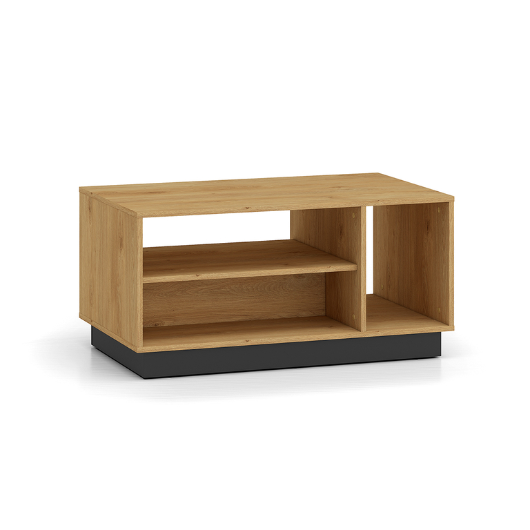 Table basse Ysia Bois et Noir - Salon/Table basse - petits-meubles