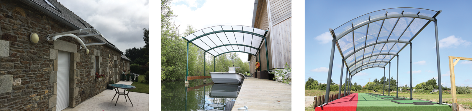 Abri de Porte & Marquises en aluminium - BOzARC - Abivert Paysagiste ...