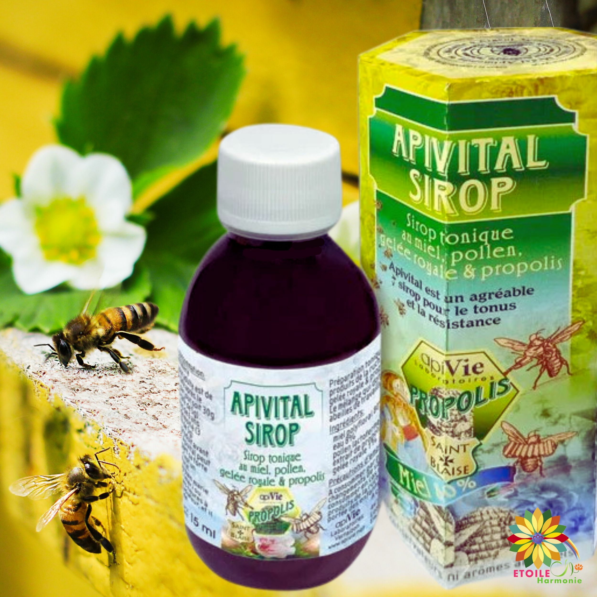 Sirop Apivital Immunité - BIEN-ÊTRE/COMPLÈMENTS ALIMENTAIRES