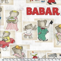 Coton type patchwork - Motif Personnel