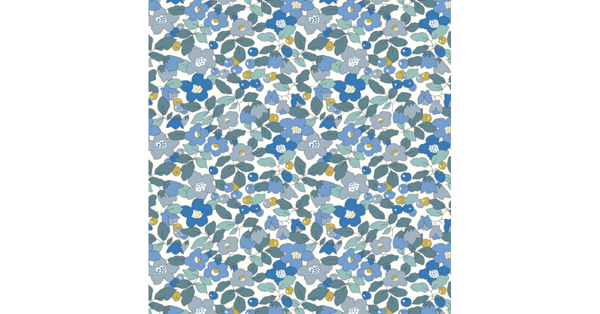 COUPON de Liberty Tana Lawn™ Betsy Berry Collioure coloris A 1m60 x 137 ...