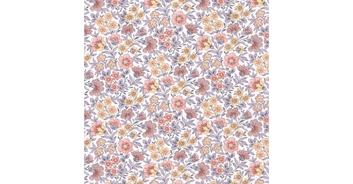Liberty Tana Lawn™ Carnation Garden glitter coloris C 20 x 137 cm ...