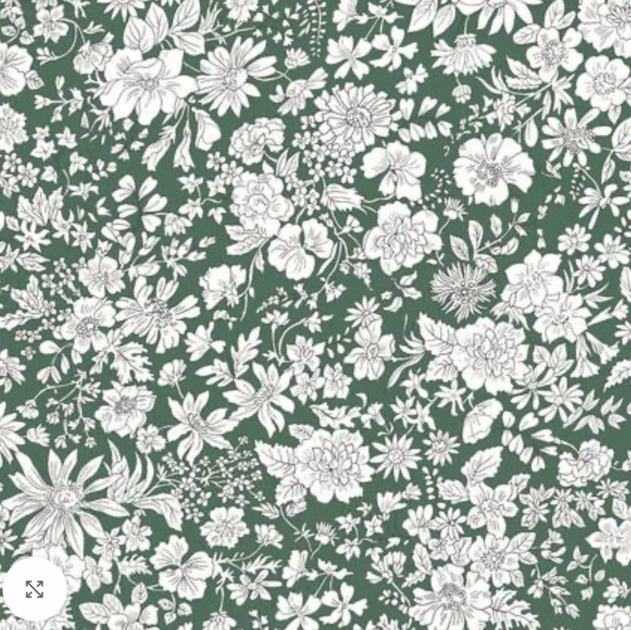 Tissu Emily Belle vert Noël 20 x 110 cm - Liberty Fabrics/Liberty ...