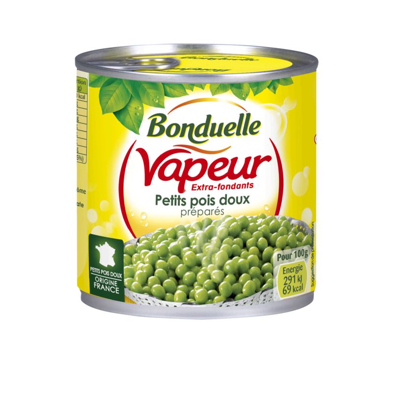 BONDUELLE - PETITS POIS DOUX - Savory grocery/Conserves de légumes ...