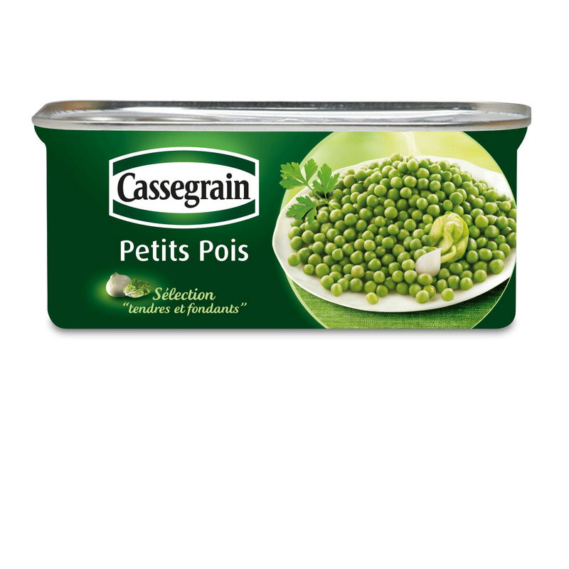 CASSEGRAIN - PETITS POIS À L'ÉTUVÉE - Savory grocery/Conserves de ...