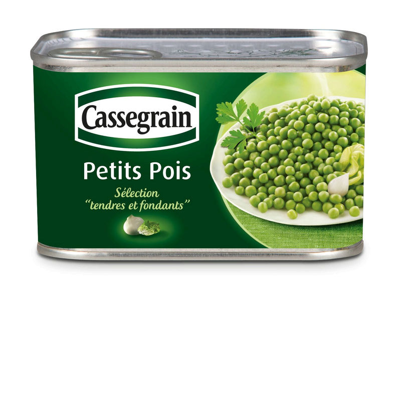CASSEGRAIN - PETITS POIS À L'ÉTUVÉE - 280G - Savory grocery/Conserves ...