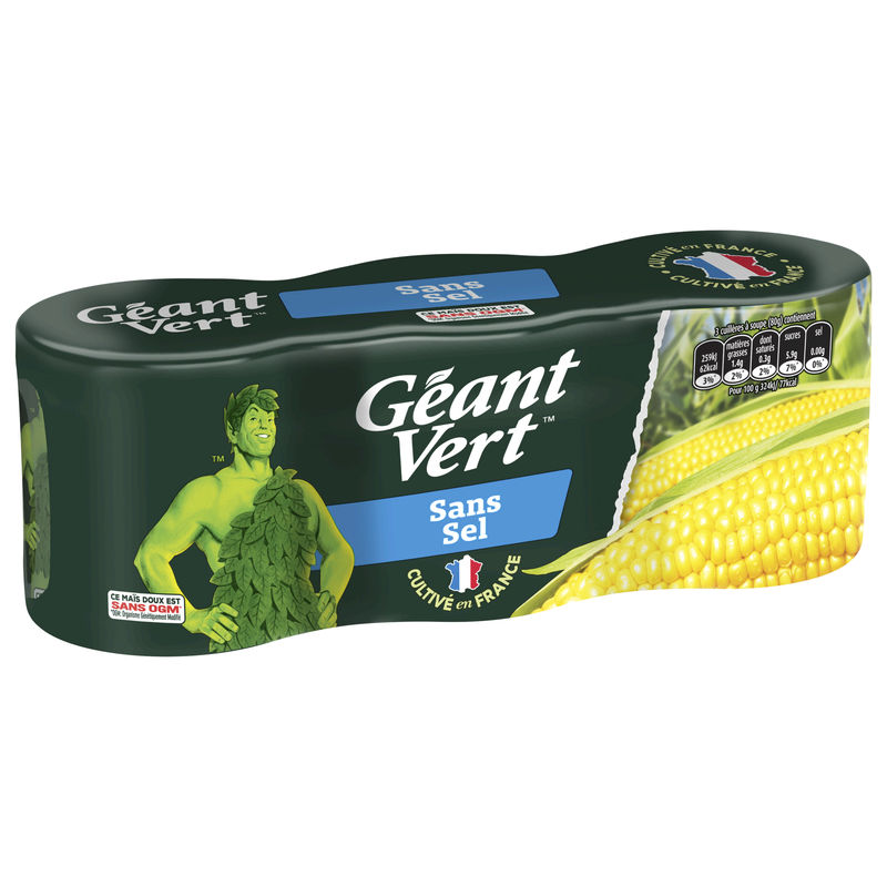 GEANT VERT - MAÏS - SANS SEL AJOUTÉ - Savory grocery/Conserves de ...