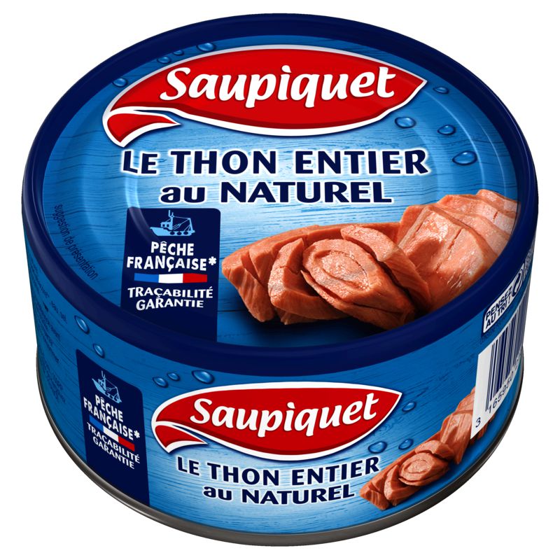 SAUPIQUET - THON ENTIER - ISU DE PÊCHE FRANÇAISE - 140G - Savory ...