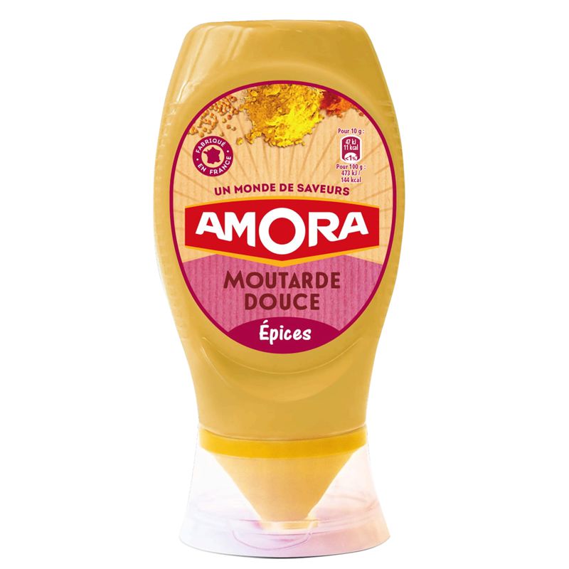 AMORA - MOUTARDE DOUCE AUX ÉPICES - Savory grocery/Moutardes ...