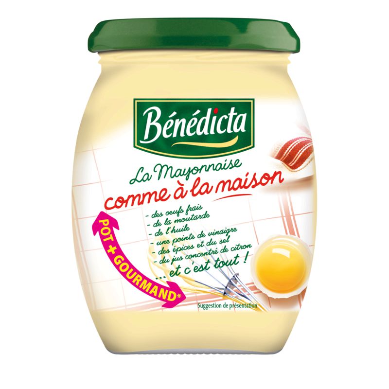 BENEDICTA - LA MAYONNAISE COMME À LA MAISON - Savory grocery/Moutardes ...