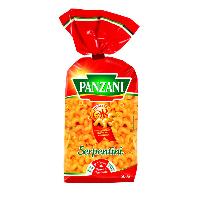 PANZANI - QUALITÉ OR - SERPENTINI - PÂTES - Savory grocery/Pâtes - bestSell