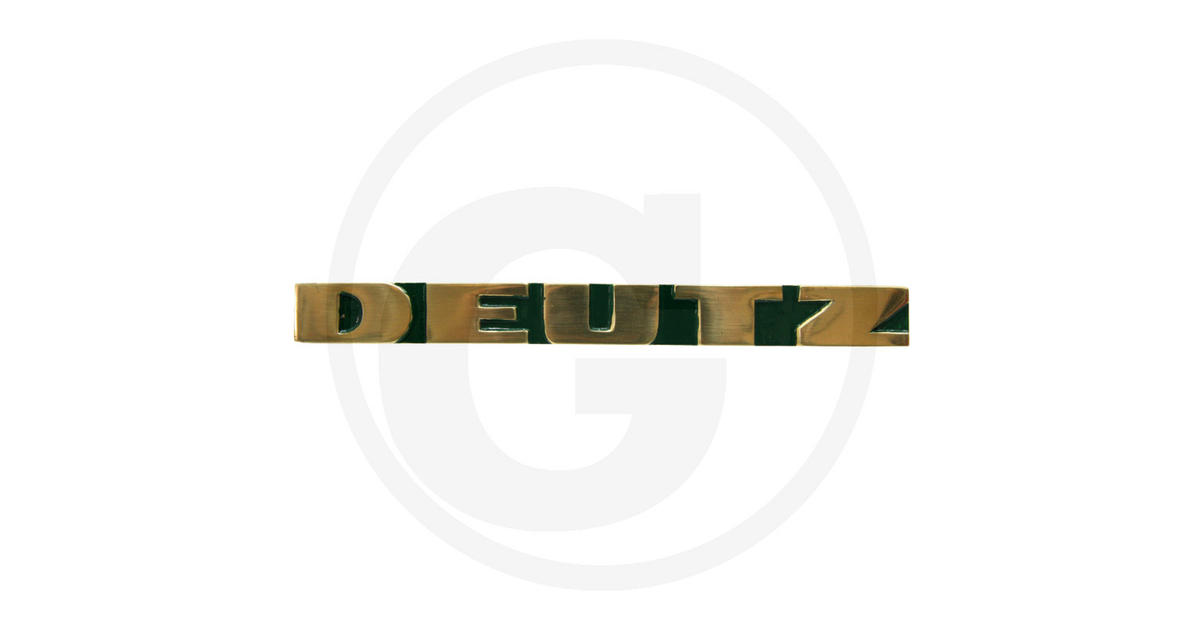 Emblème pour; DEUTZ - Lettrage Deutz