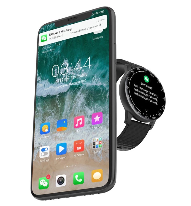 Montre intelligente pour homme étanche avec moniteur de fréquence ...