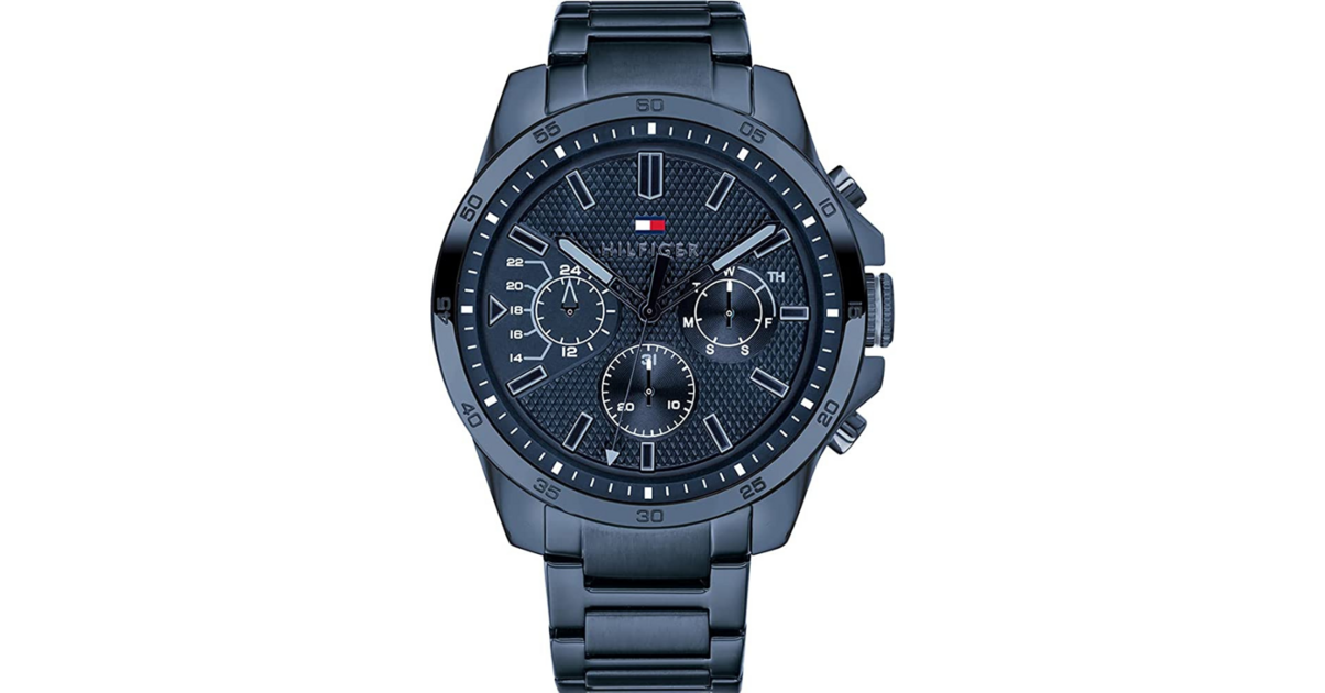 Tommy Hilfiger 1791560 - La montre multifonction bleue pour homme par ...