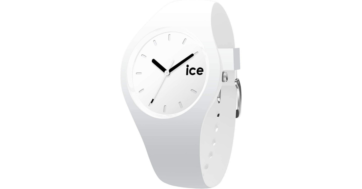 ICE ola White de Ice-Watch : La Montre Blanche en Silicone qui ...