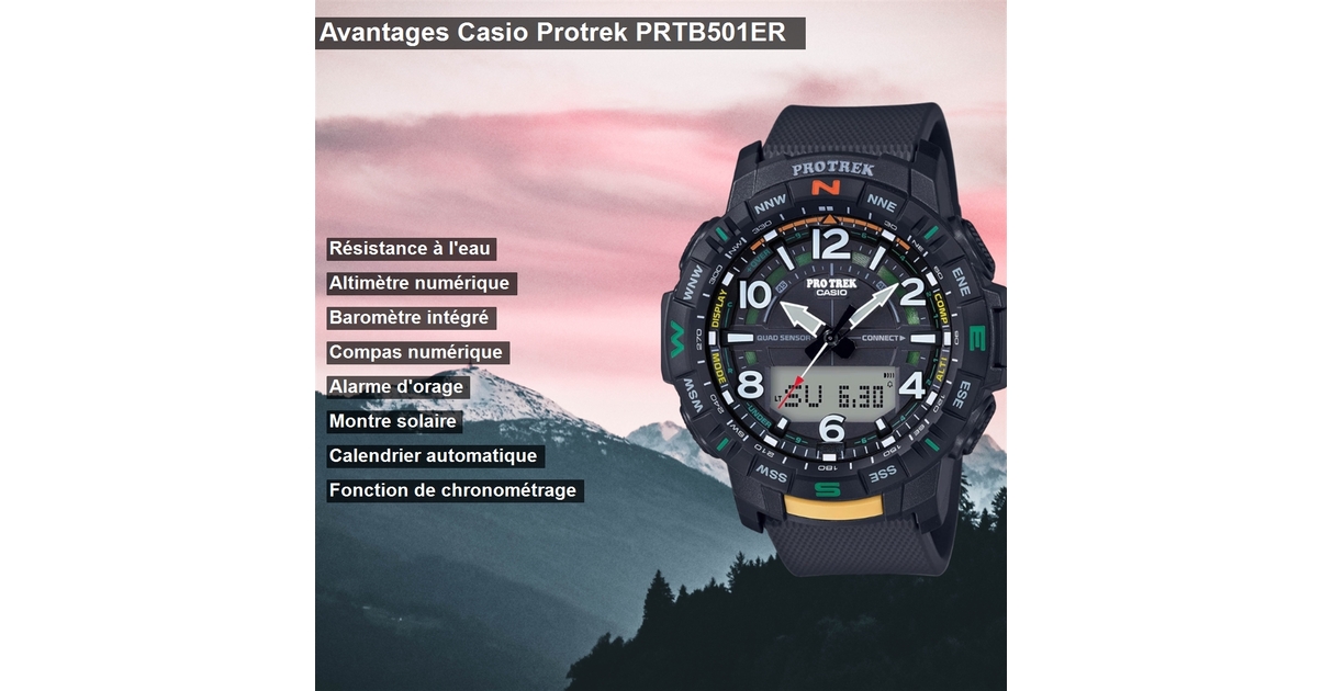 Découvrez les meilleures montres Casio Protrek