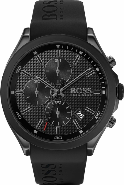 BOSS 1513720 - Montre Acier Inoxydable Silicone Noir