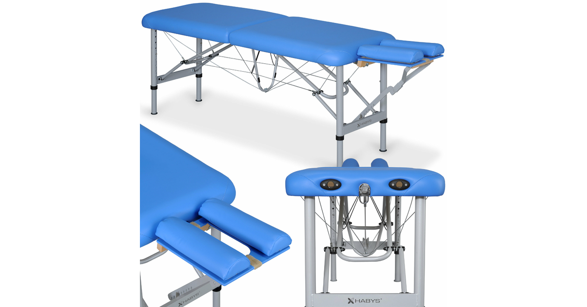 Table CHIRO portable Bleue - Table portables en ALU - TABLELYA