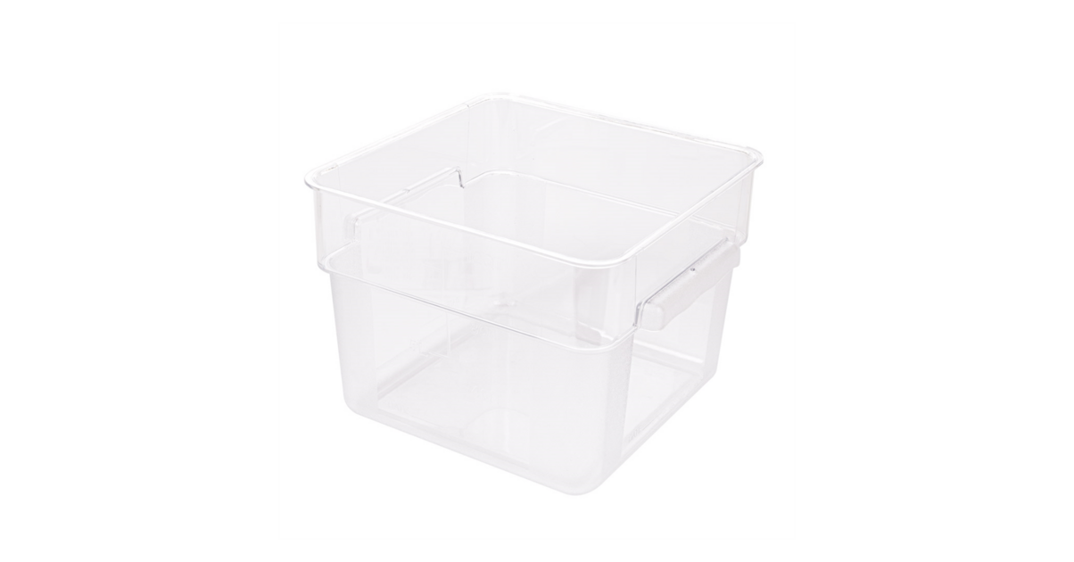 Bac alimentaire 12 L polycarbonate transparent | ProSaveurs