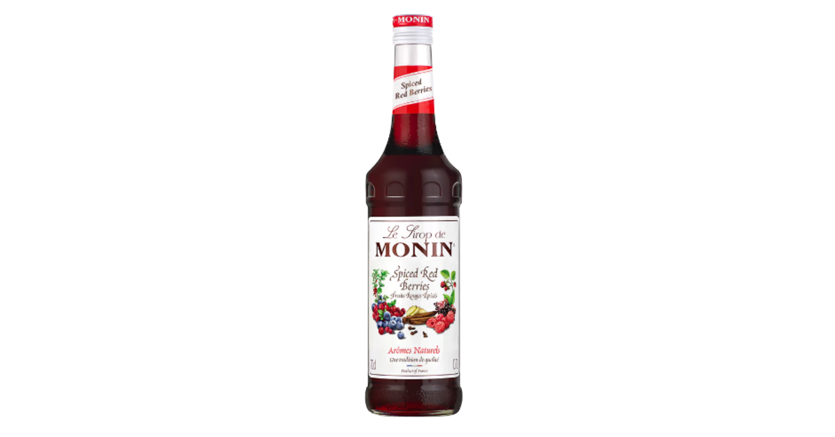 Sirop de Fruits Rouges, aromatisé aux Epices MONIN - Arômes naturels ...
