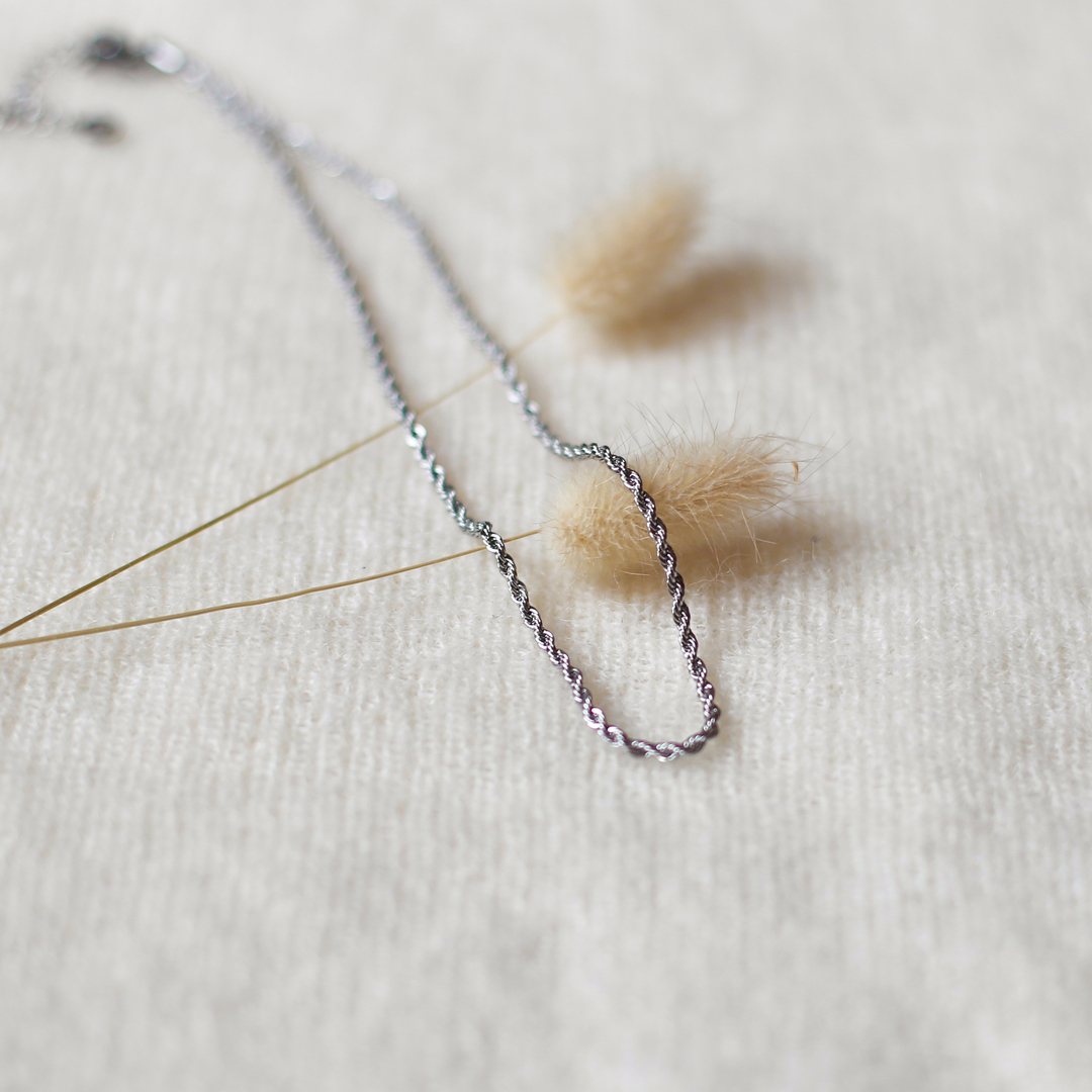 Collier Chloé - Acier Inoxydable - Argenté