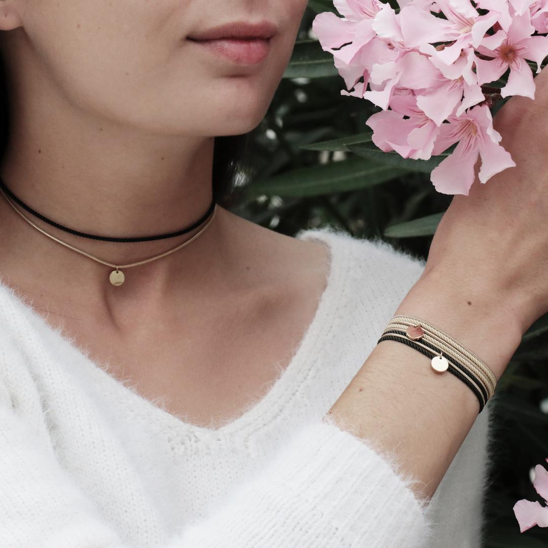 Parure Bijoux - Valentine/Bracelet et Collier - Acier Inoxydable