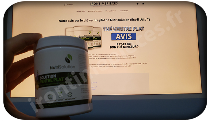 Notre avis sur le thé ventre plat de Nutrisolution (Utile ?)