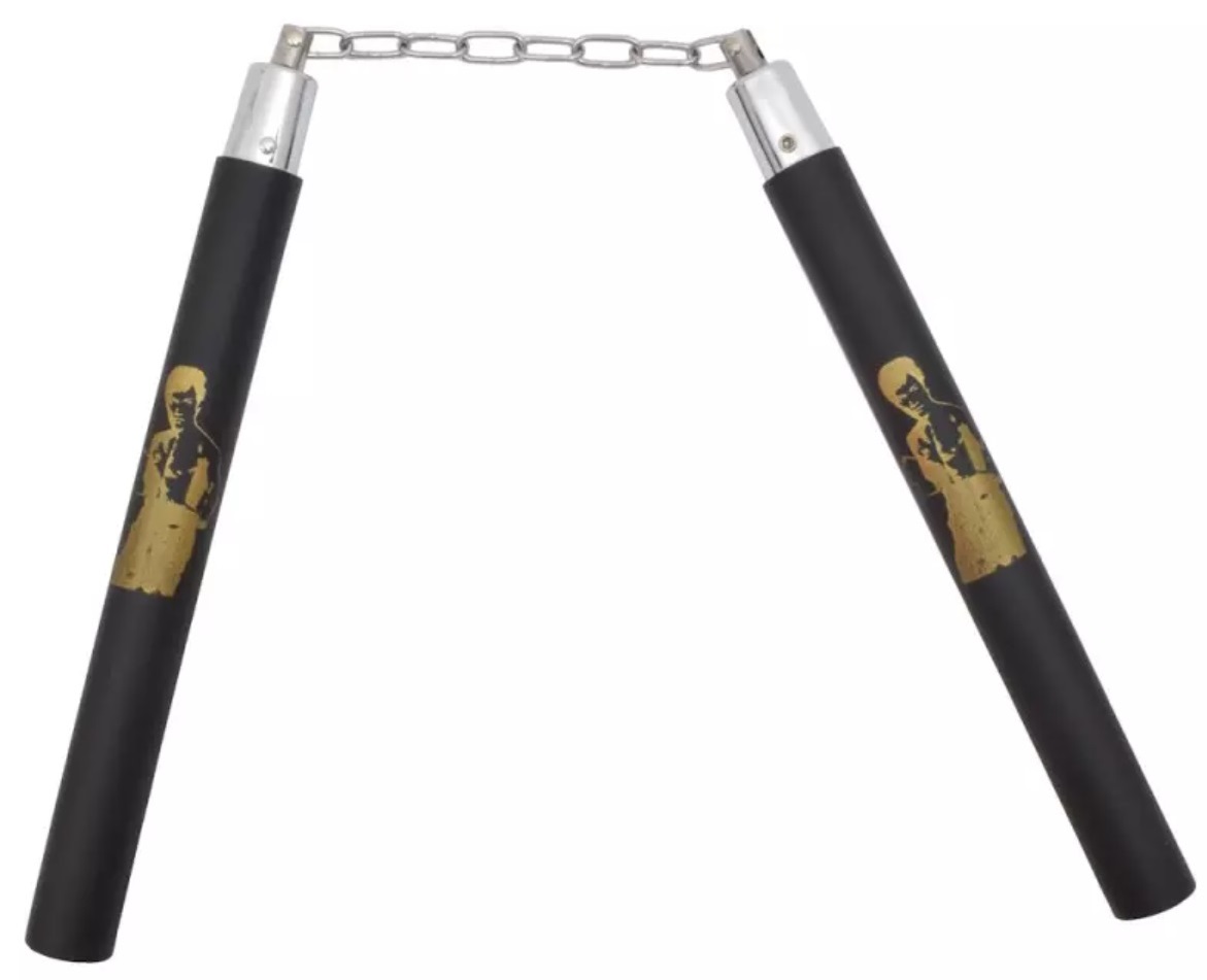 Nunchaku Bruce Lee mousse - Idéal entraînement - Nunchakus