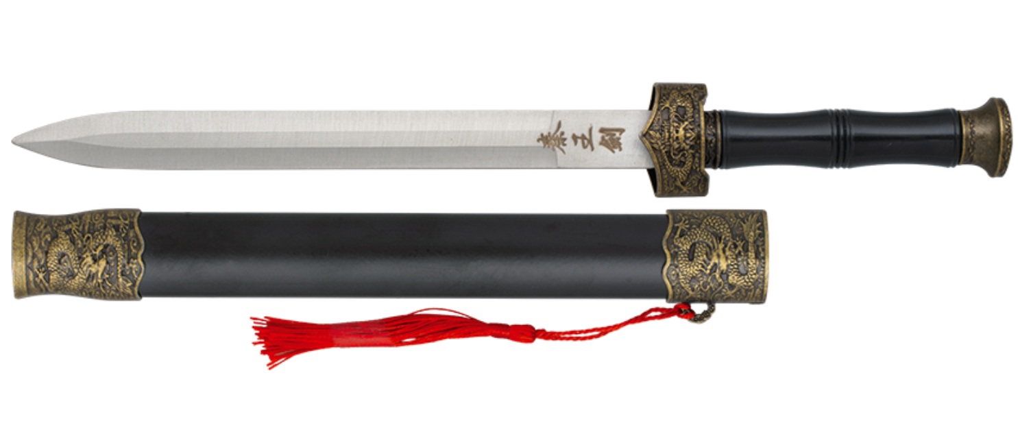 Dague dragon 26cm fourreau acier ALBAINOX - Dagues
