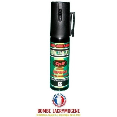 Bombe lacrymogène 25ml GEL POIVRE - aérosol spray lacrymo - Bombe