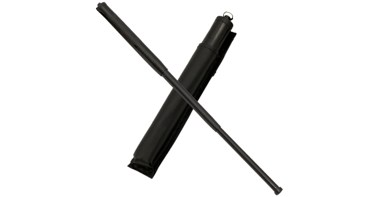 Matraque télescopique 50cm acier - Défense personnelle