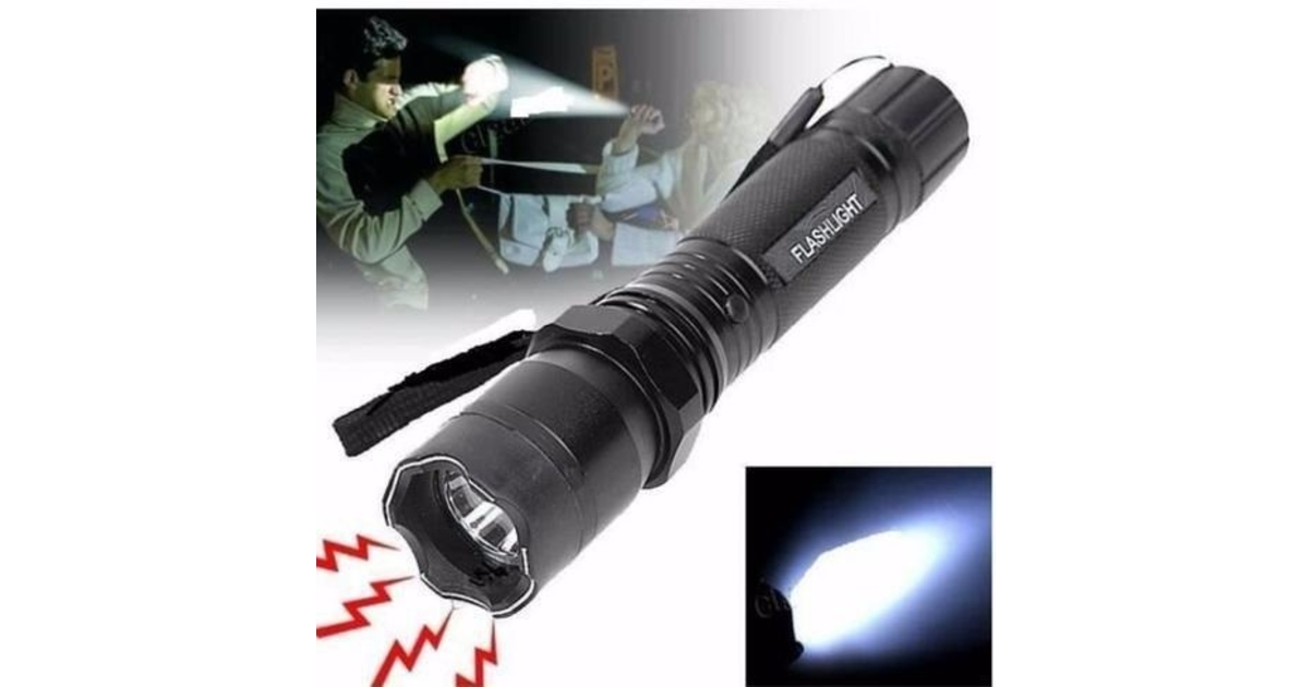 Taser shocker 8 000 000 volts LED + étui - tazer noir - Taser ...
