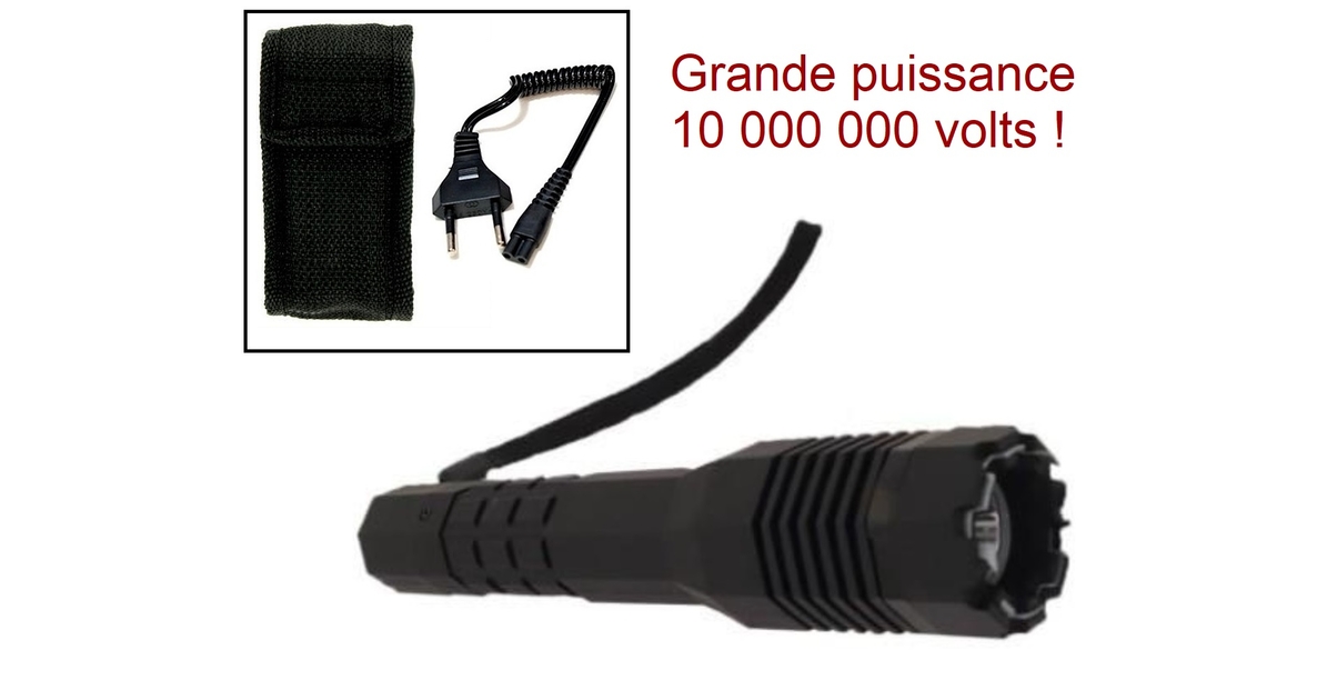 Taser shocker électrique Tazer 10 000 000 volts ! Tasers