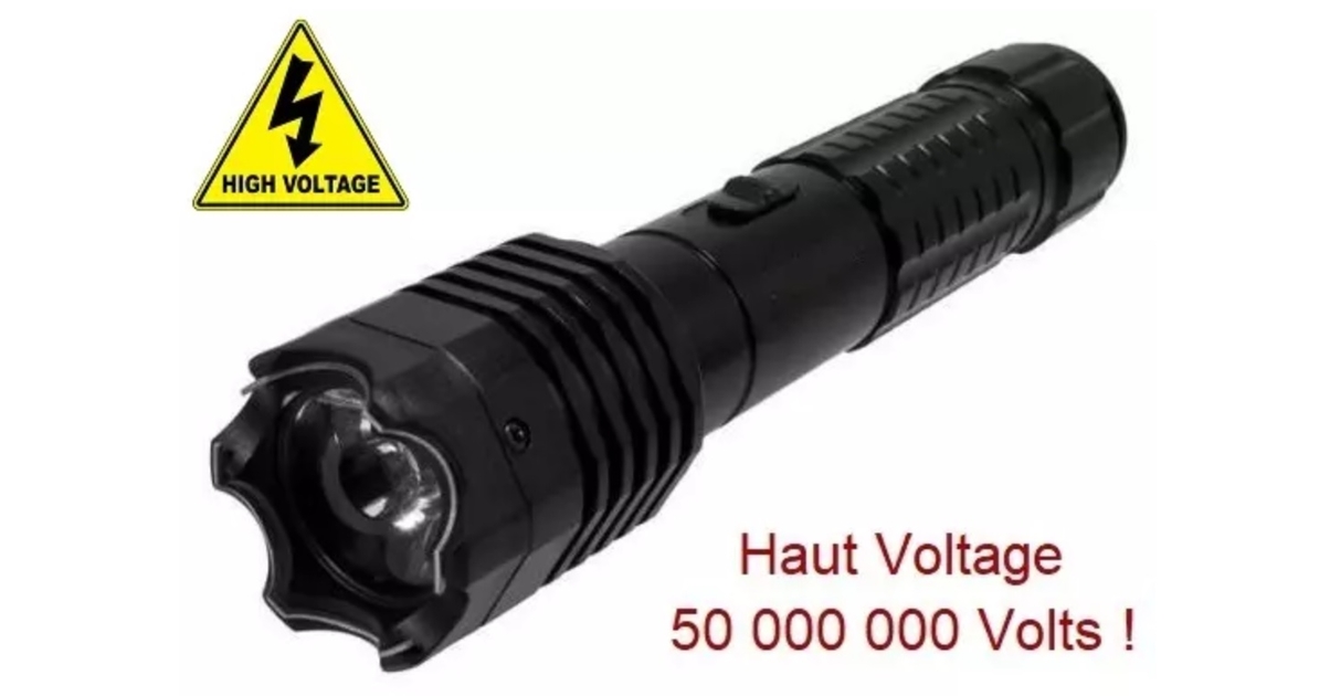 Taser 50 000 000 volts haut voltage shocker tazer tazeur taseur