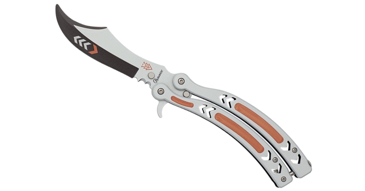 Couteau papillon balisong 24,3cm idéal entraînement