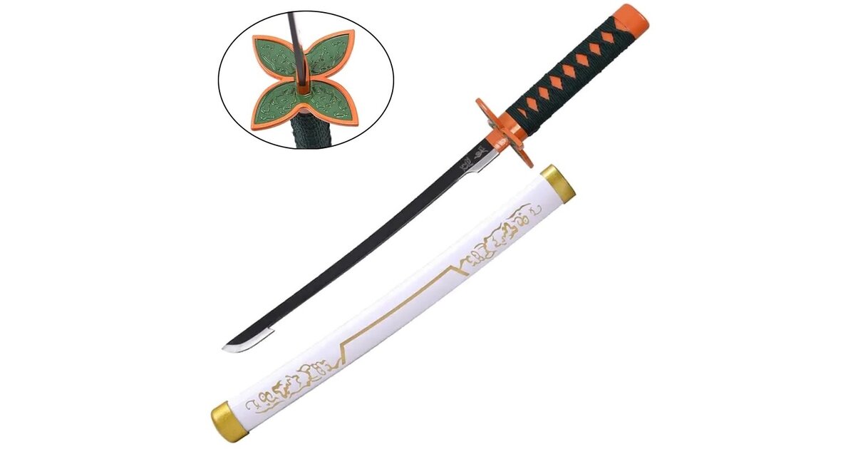 Katana compact design Wakizashi 42,5cm + socle bois - Katanas