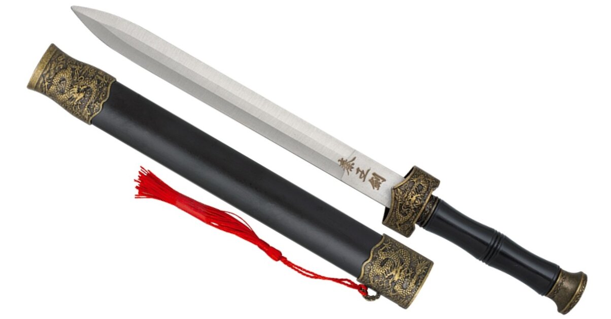 Dague dragon 26cm fourreau acier ALBAINOX - Dagues
