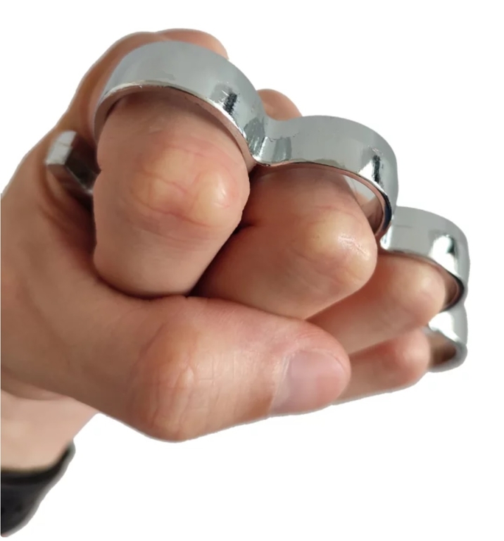 Poing américain Spider arme de poing acier - Arme de poing