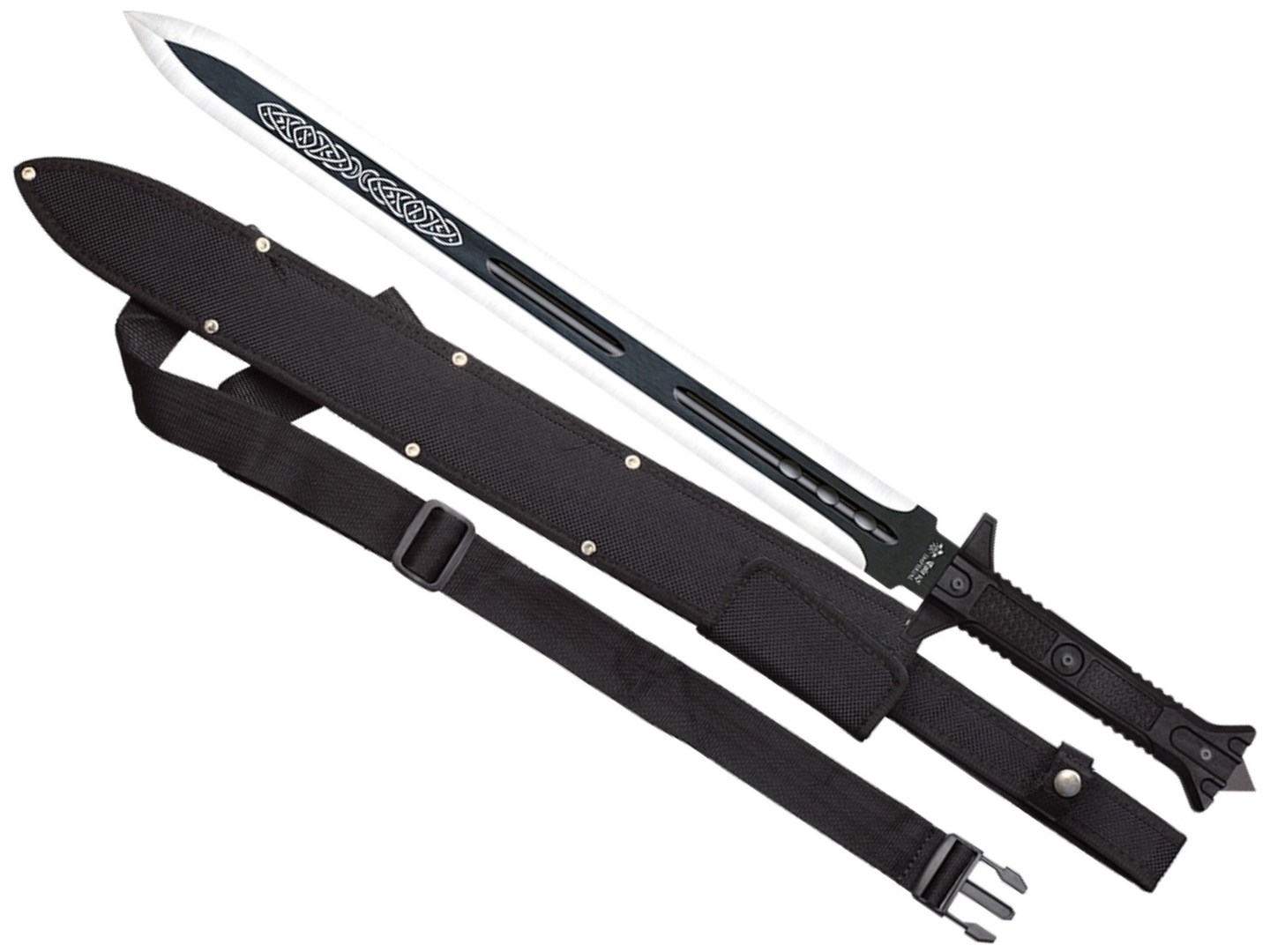 Epée de combat 76cm arme IMPERIAL noir + étui - Epées