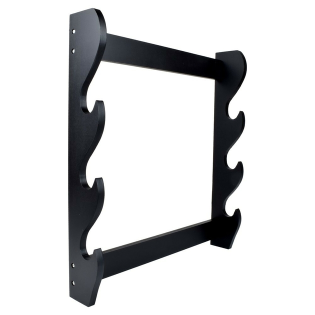 Support mural bois pour 3 katanas - Idéal exposition - Katana