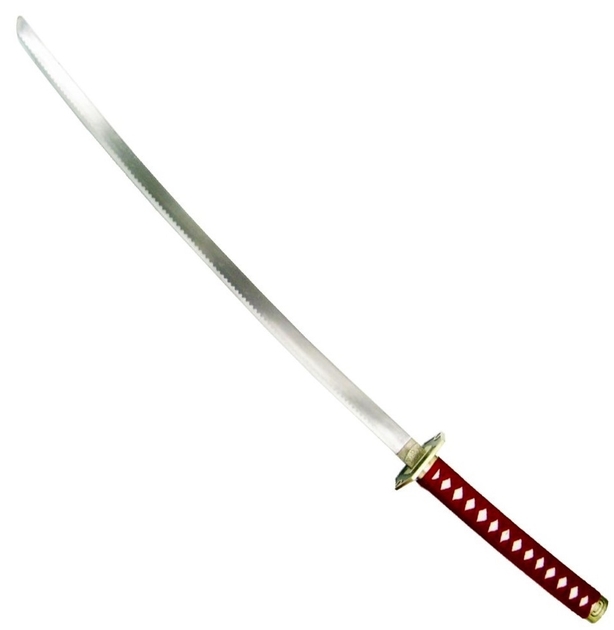 Katana design arme 94,5cm rouge fourreau bois - Katanas