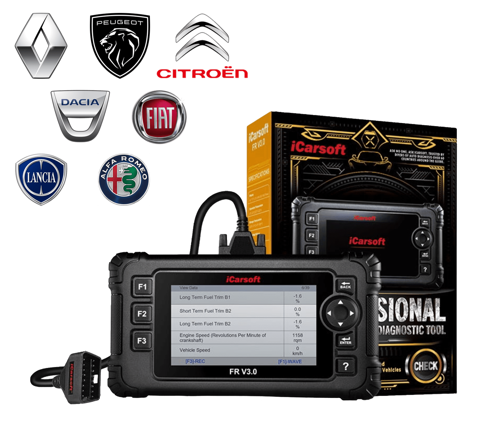 Valise de diagnostic auto Dacia - Diagnostic professionnel