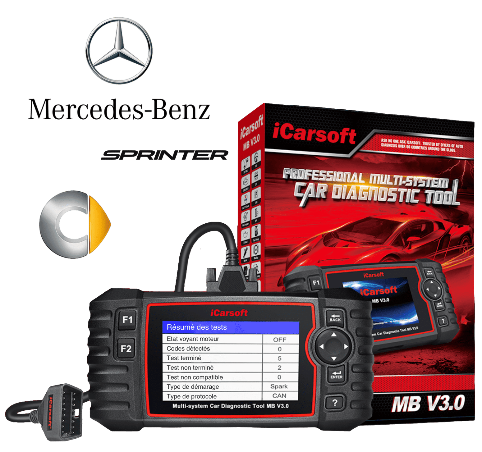 Valises Diagnostic Automobile compatibles Mercedes Benz
