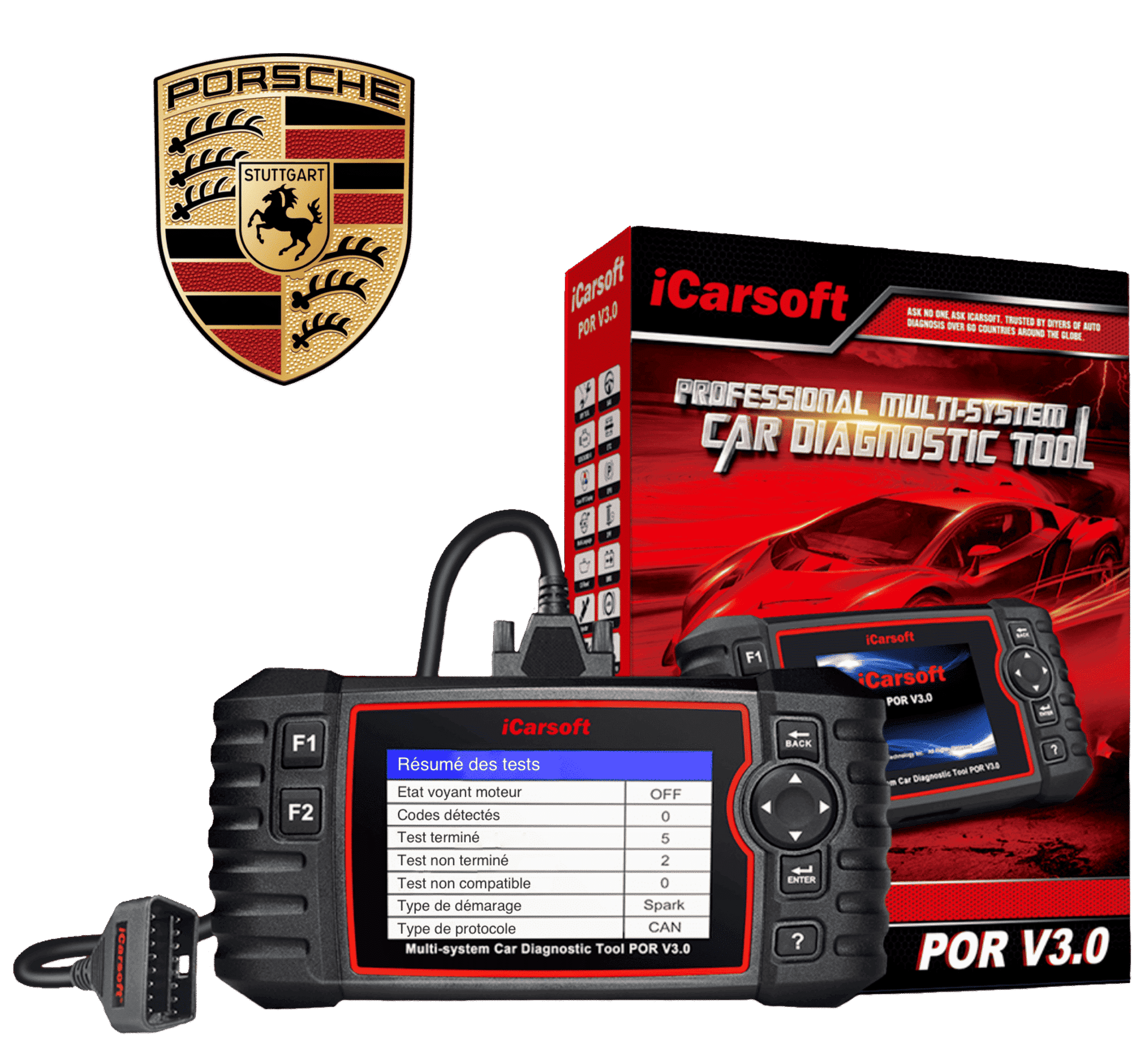Durametric pour Porsche | Valise Diagnostic Auto Surpuissant OBD2