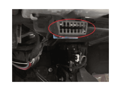 Où est la prise OBD de diagnostic sur GMC Yukon PH 2