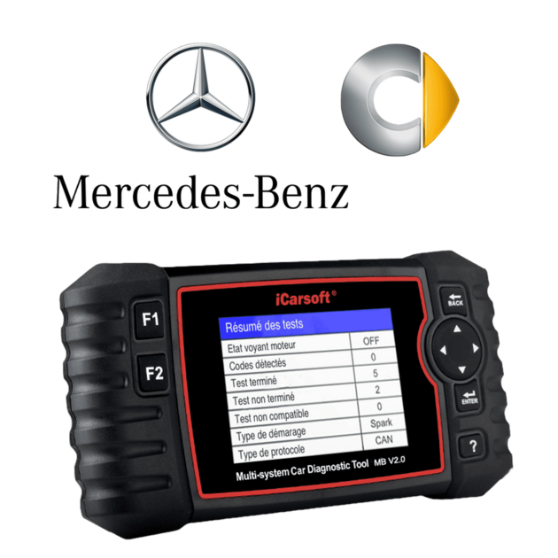 iCarsoft MB V2 - Valise Diagnostic Auto Mercedes Smart Sprinter