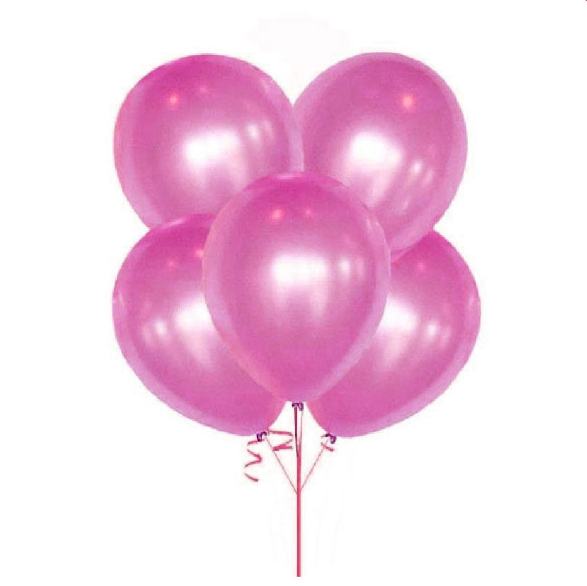 10 ballons métallisés roses - Ballons/Ballons latex - Netbootic.com